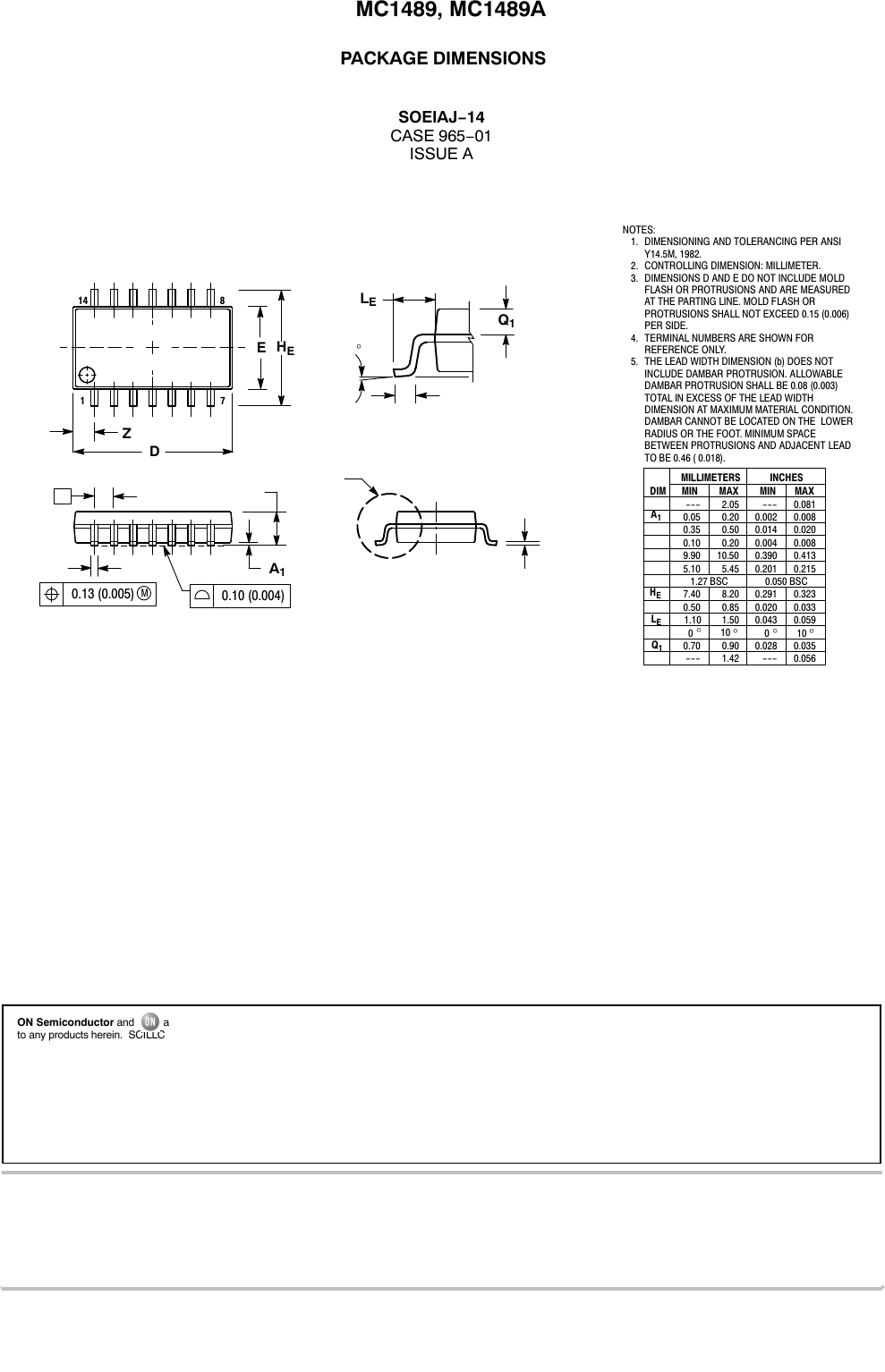 MC1489, A Datasheet by ON Semiconductor | Digi-Key Electronics