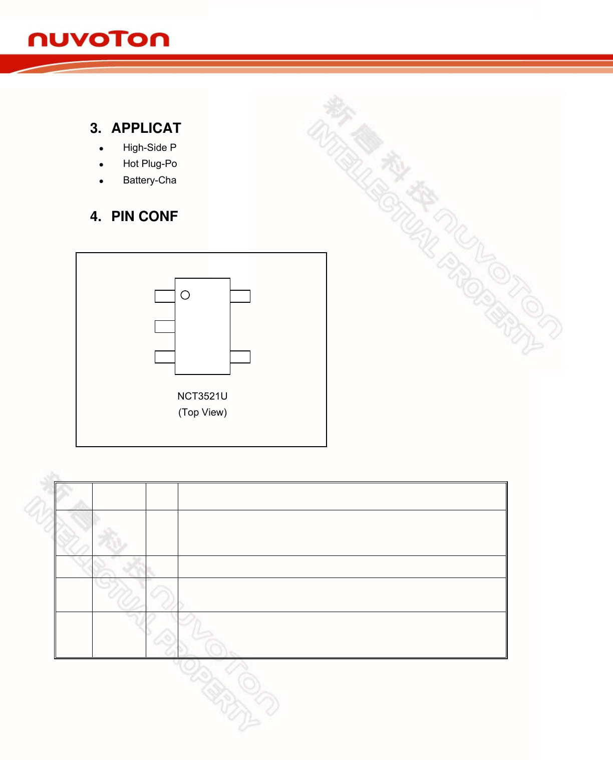 NCT3521U Datasheet by Nuvoton Technology Corporation of America | Digi-Key Electronics