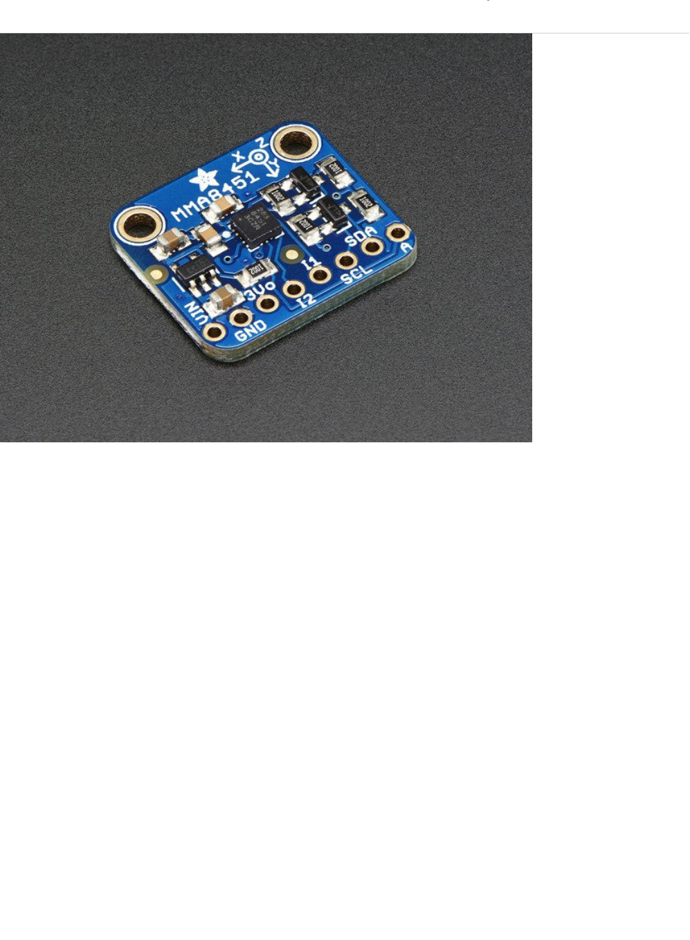 MMA8451 Breakout Guide Datasheet by Adafruit Industries LLC | Digi-Key Electronics