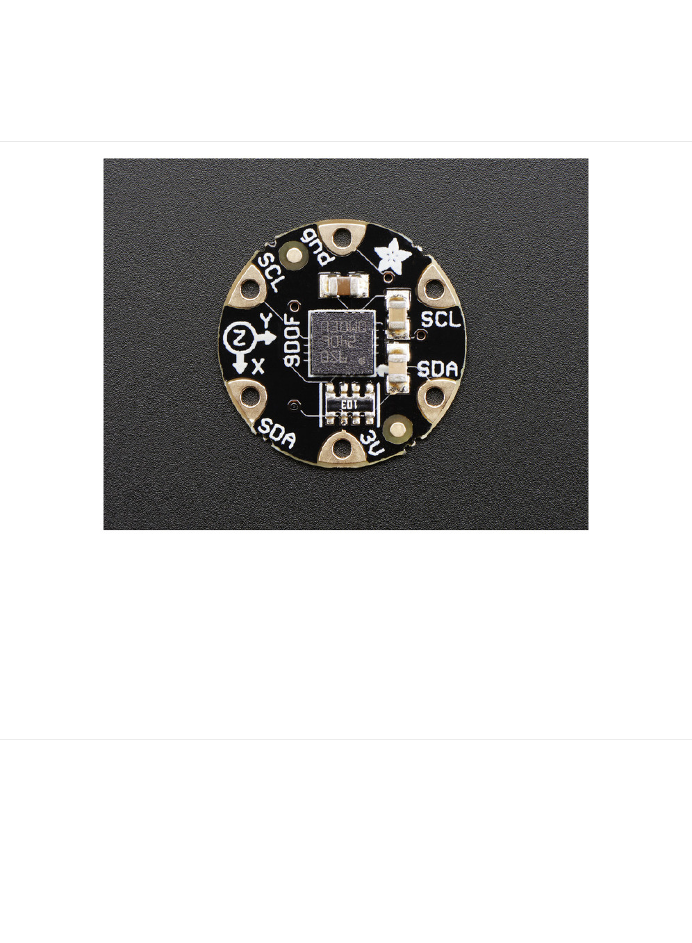LSM9DS0 Accelerometer-Gyro-Magnetometer Breakouts Datasheet by Adafruit ...