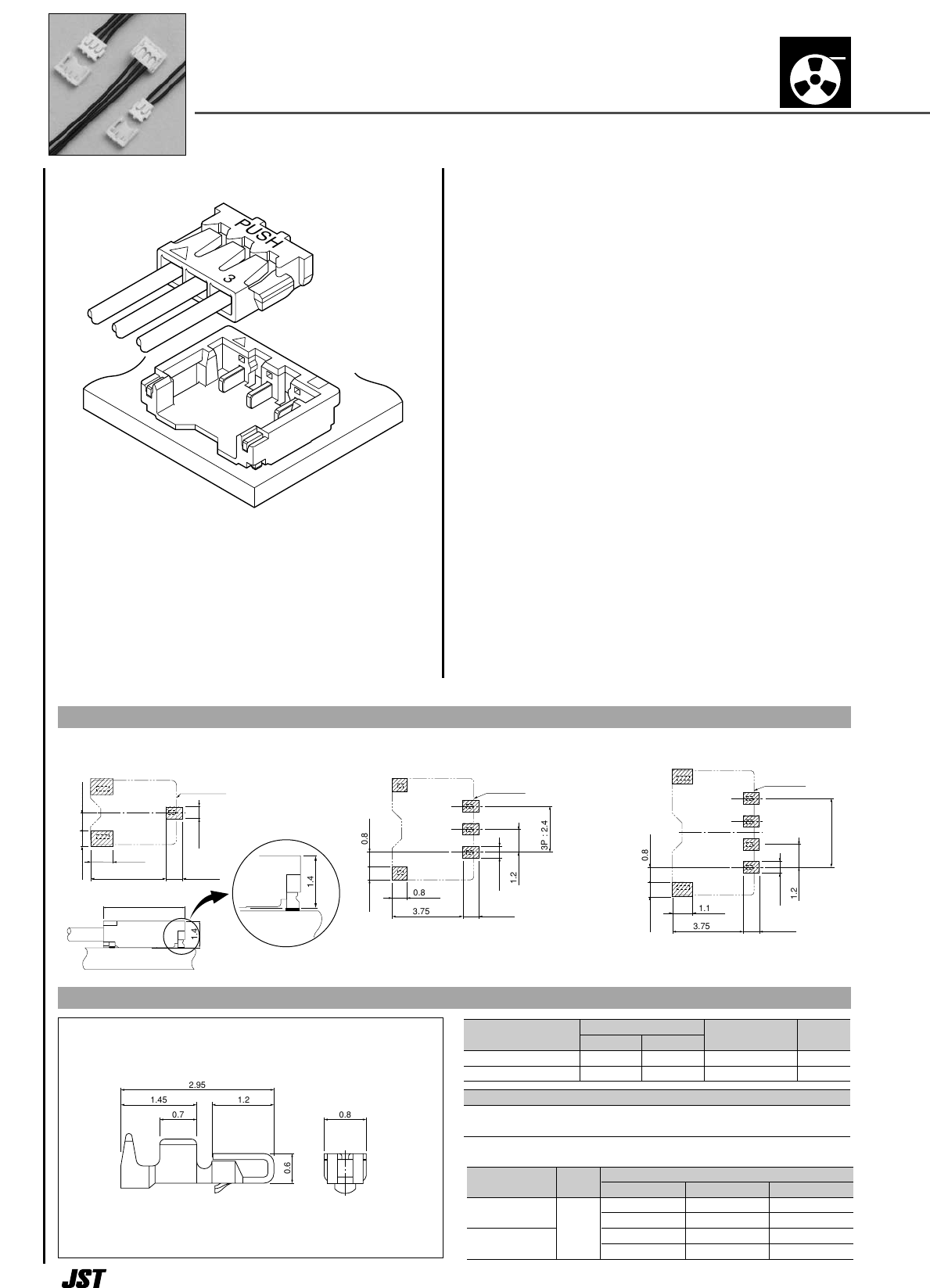 ACH Series (Crimp Style) by JST Sales America Inc. Datasheet | DigiKey