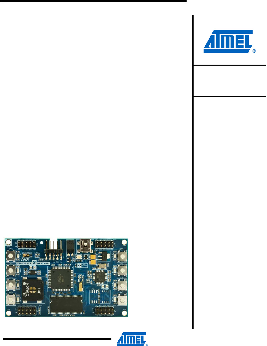 XMEGA-A1 Xplain Hardware User Guide Datasheet by Microchip Technology | Digi-Key Electronics