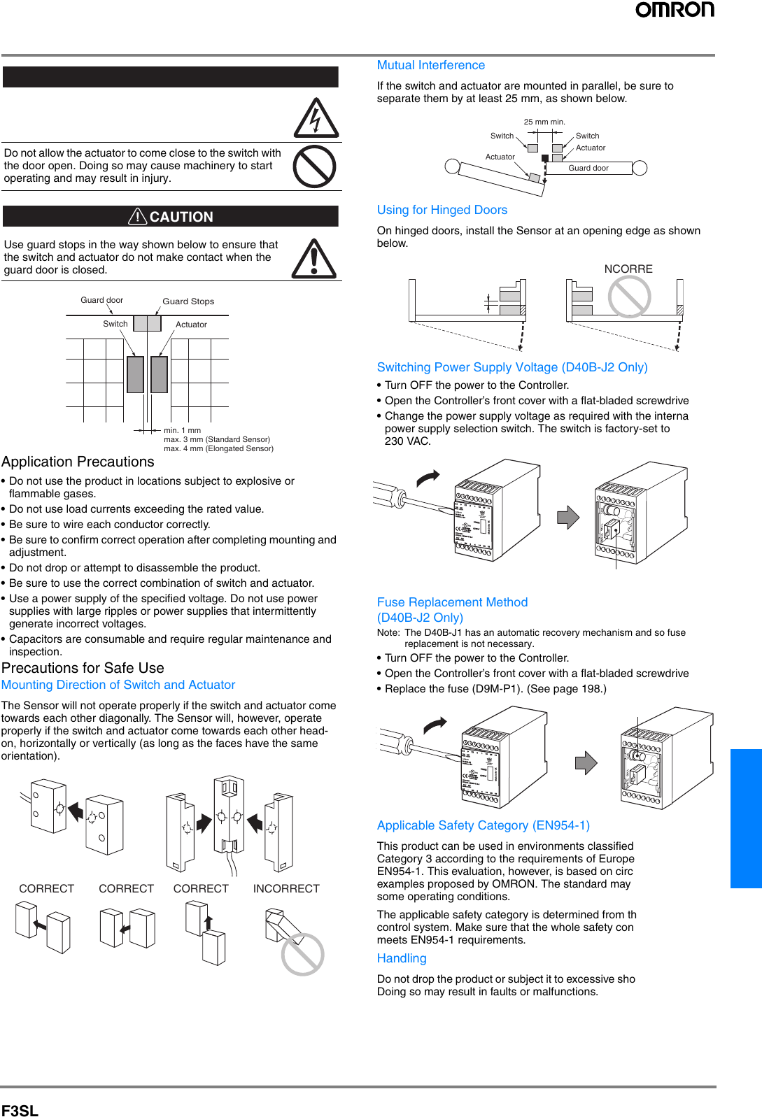 D40B Series Datasheet by Omron Electronics Inc-EMC Div | Digi-Key Electronics